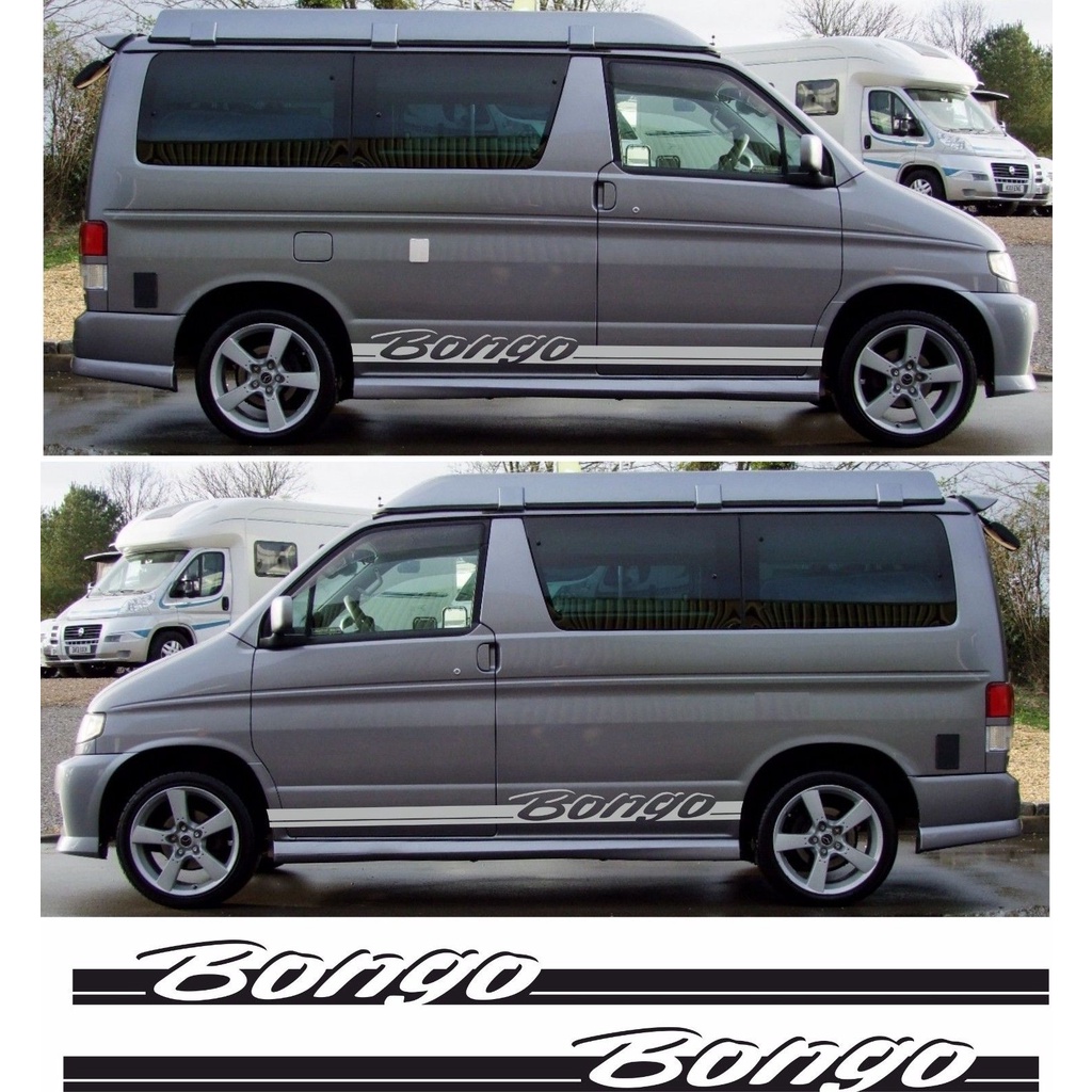 2Pcs/Pair Mazda Bongo Friendee Side stripes stickers decals Auto Free ...