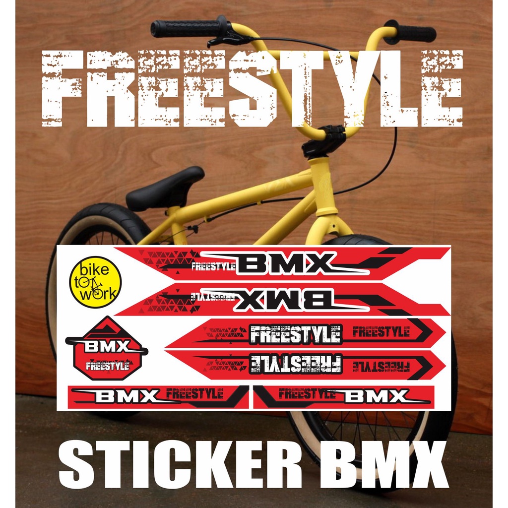 MERAH BMX BIKE STICKER VARIATIONS / BMX BIKE STICKER DECAL VARIATIONS ...