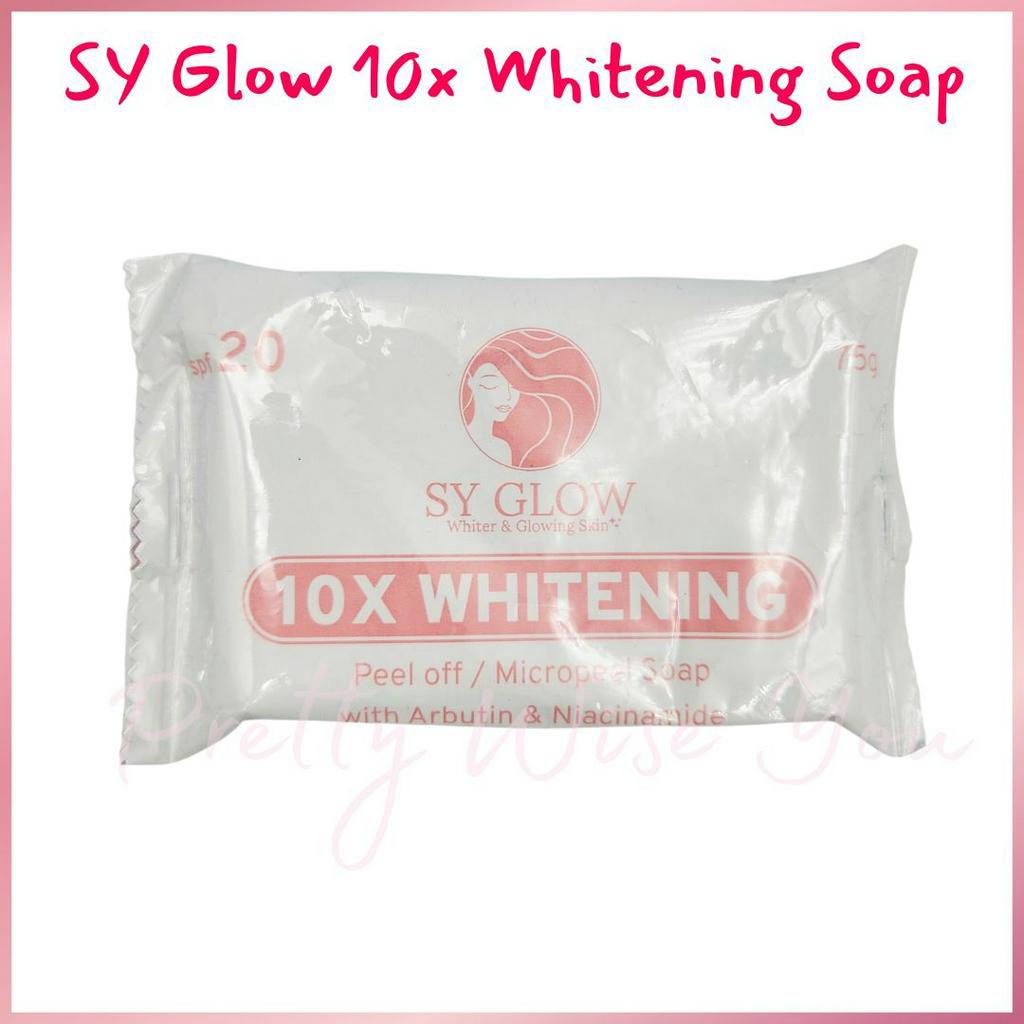 Sy Glow 10x Whitening Soap Spf20 75g | Shopee Philippines