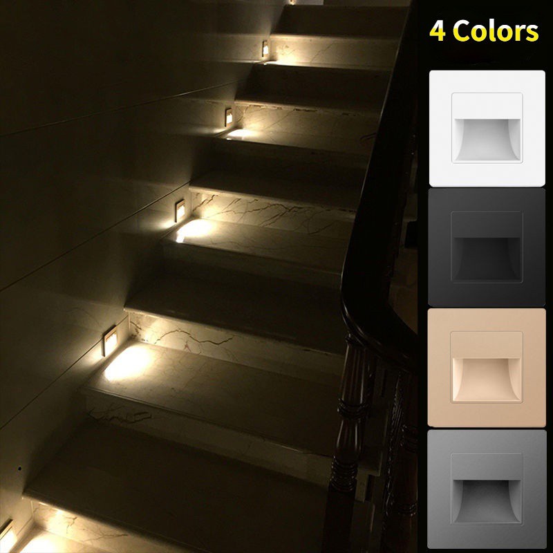 Home Staircase Aisle Night Light Intelligent Sensor Embedded Footlights ...