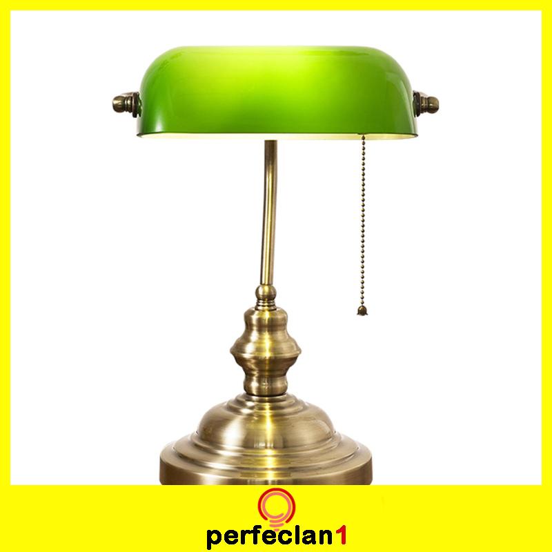 Vintage Style Banker Lamp Plug in Fixture Bedside Table Lamp for ...