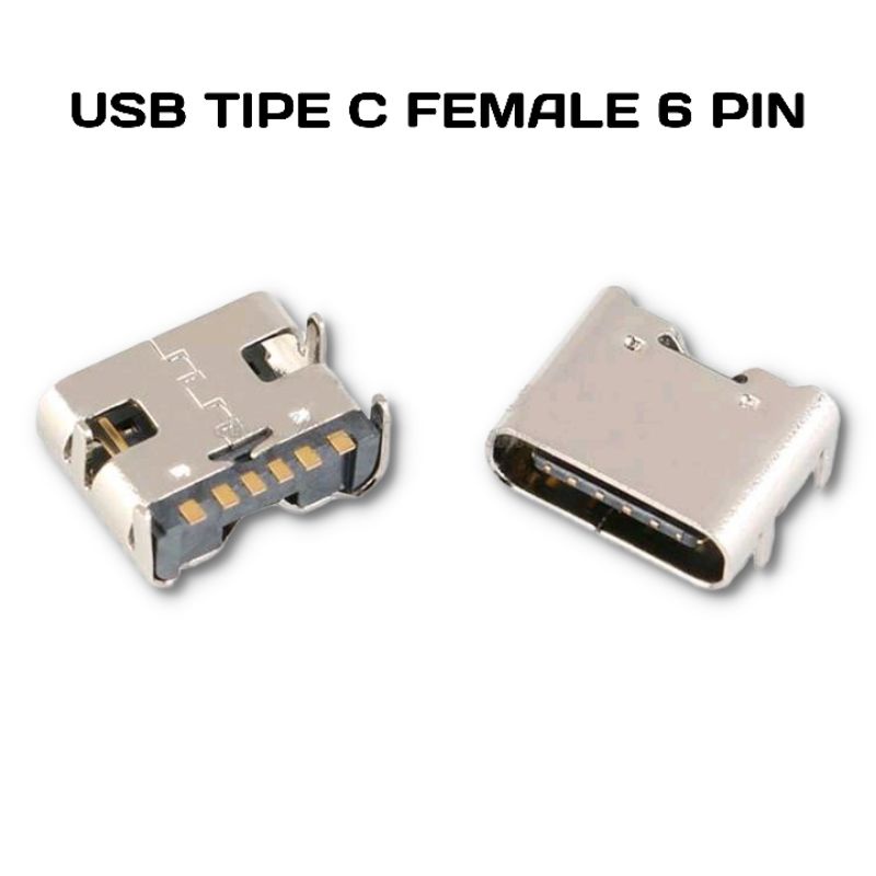 Usb Type C Female Socket And 6 Pin Female Usb Socket Type C 3 1