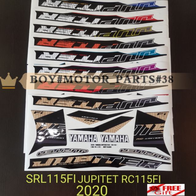 Lagenda SRL 115 NEW ( Fi ) (13 ) Yamaha JUPITER RC 2020 Body Sticker ...