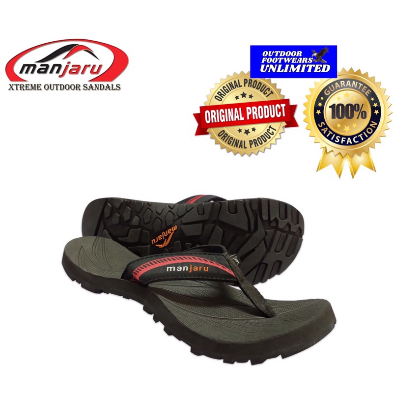 MANJARU SPEED SLIPPERS (RED/BLACK) | Shopee Philippines