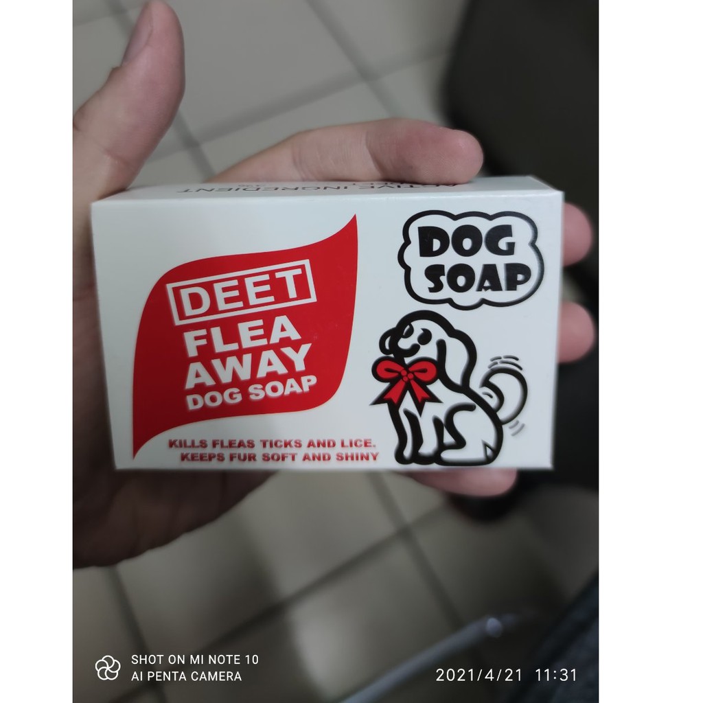 Deet Flea Away Dog Soap 90grams (Anti Flea / Kuto /Lice / Pulgas ...