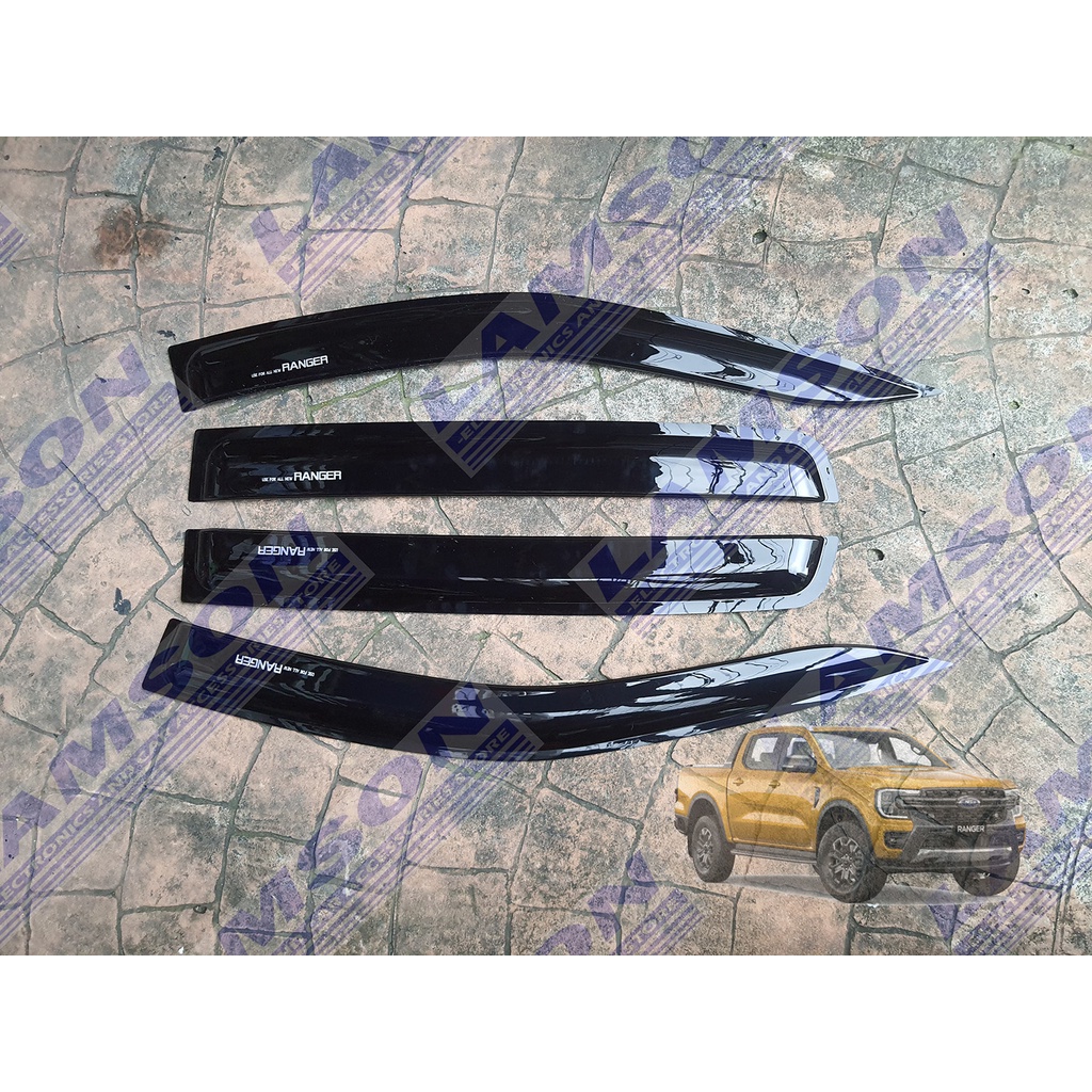 Ford Ranger 2023 - 2025 Rain Visors | Shopee Philippines