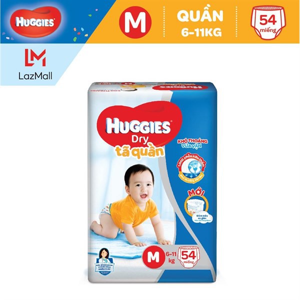 Huggies Dry M54 Diapers (BACK) | Shopee Philippines