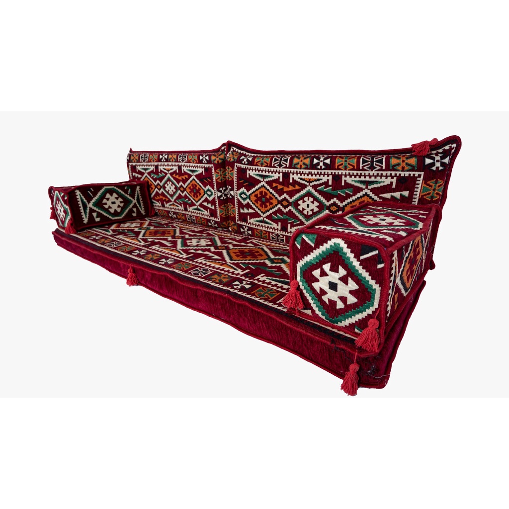 U Shaped Arabic Sofa Set | Arabic Majlis Set | Floor Cushions ...