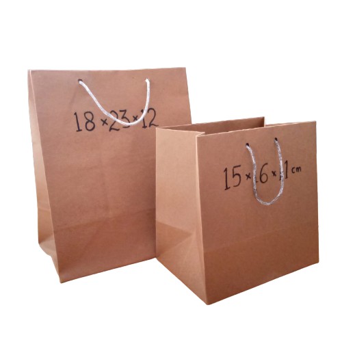 Plain Paper Bag Paper Bag Size 15x16x11 | Shopee Philippines