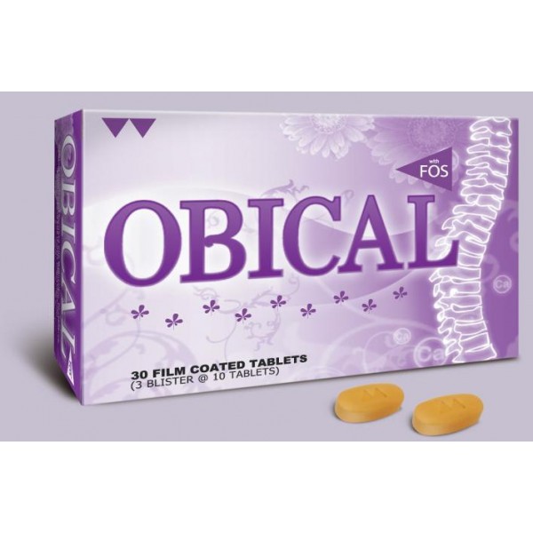 Obical 30 Tablets - Calcium + Vitamin D3 | Shopee Philippines