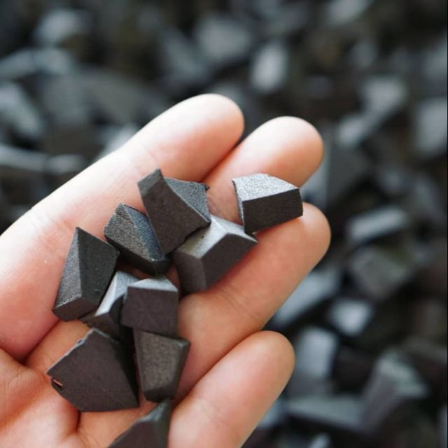 Fake Charcoal Slime Topping Decoration Black Soft Foam Chunks Sprinkle ...