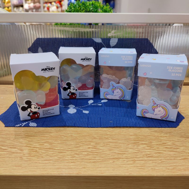 Miniso X Disney Mickey Mouse Reusable Ice Cubes Ice Block Ice Cubes ...