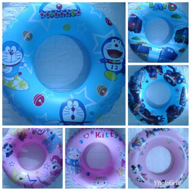 Doraemon pony hello kitty tayo avengers Character donut Buoy | Shopee ...
