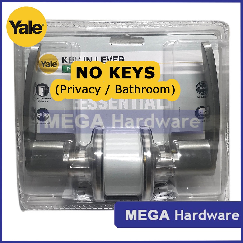 Yale Lever Type Essential Entrance Lockset Doorknob VL4467 VL4447 (also ...