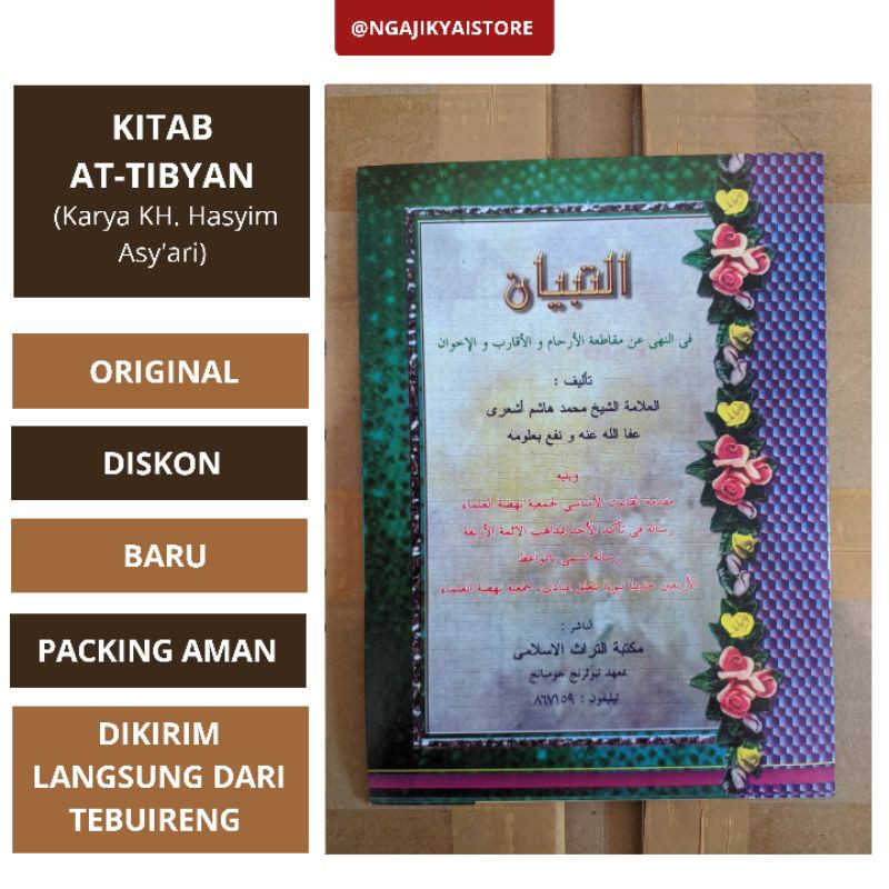 Latest At-Tibyan Book - KH. M. Hasyim Asy'ari - about Friendship and ...