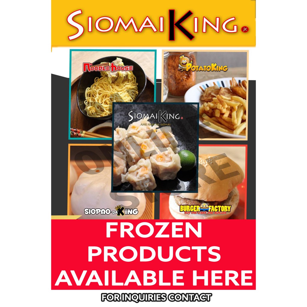 Tarpaulin Printing Banner JC Premiere Siomai King Siopao Da King Copper ...