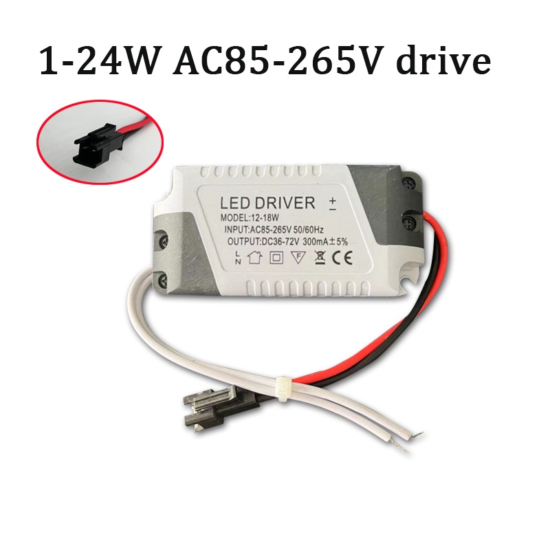 AC85~265V 1-3W 4-7W 8-12W 12-18W 18-24W LED Driver Power Supply Adapter ...
