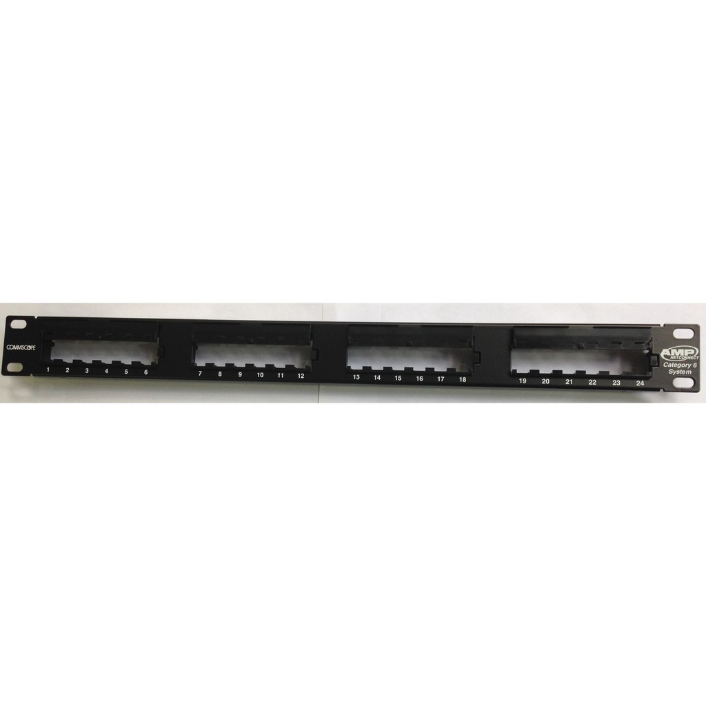 AMP PATCH PANEL CAT6 (24PORTS) UNLOADED | Shopee Philippines