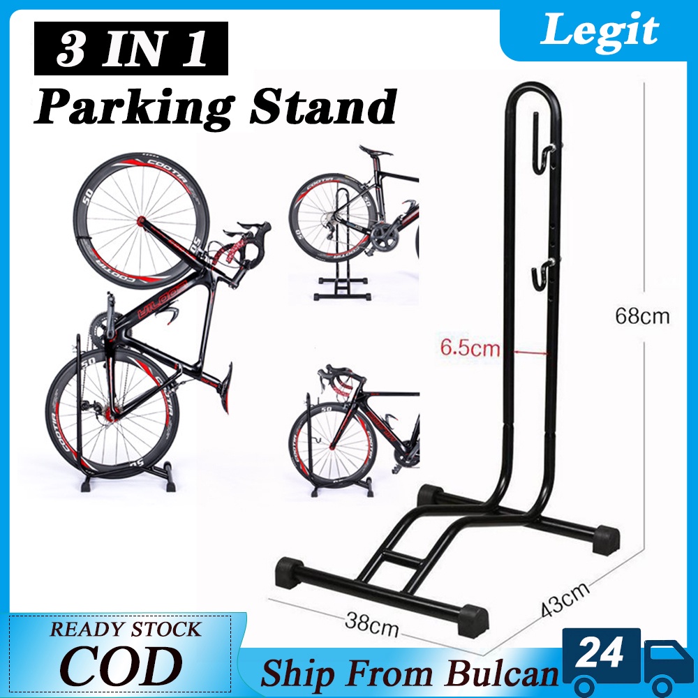 Bicycle Stand Indoor Bike Storage Parking Stand For 24-29" 700C Road Mountain Bike Rack Holder ...