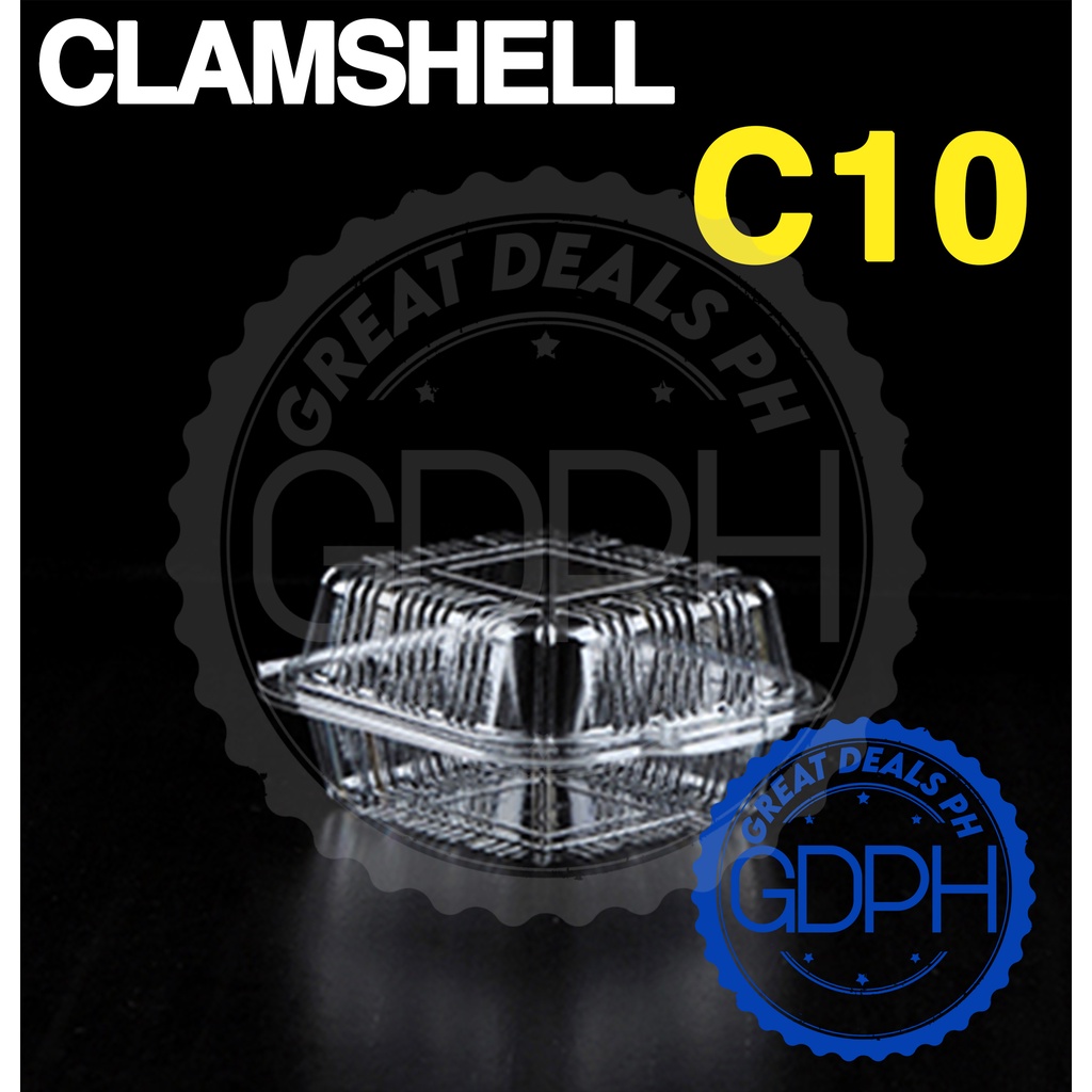 20pcs Clamshell OPS C10 / Hamburger Container | Shopee Philippines
