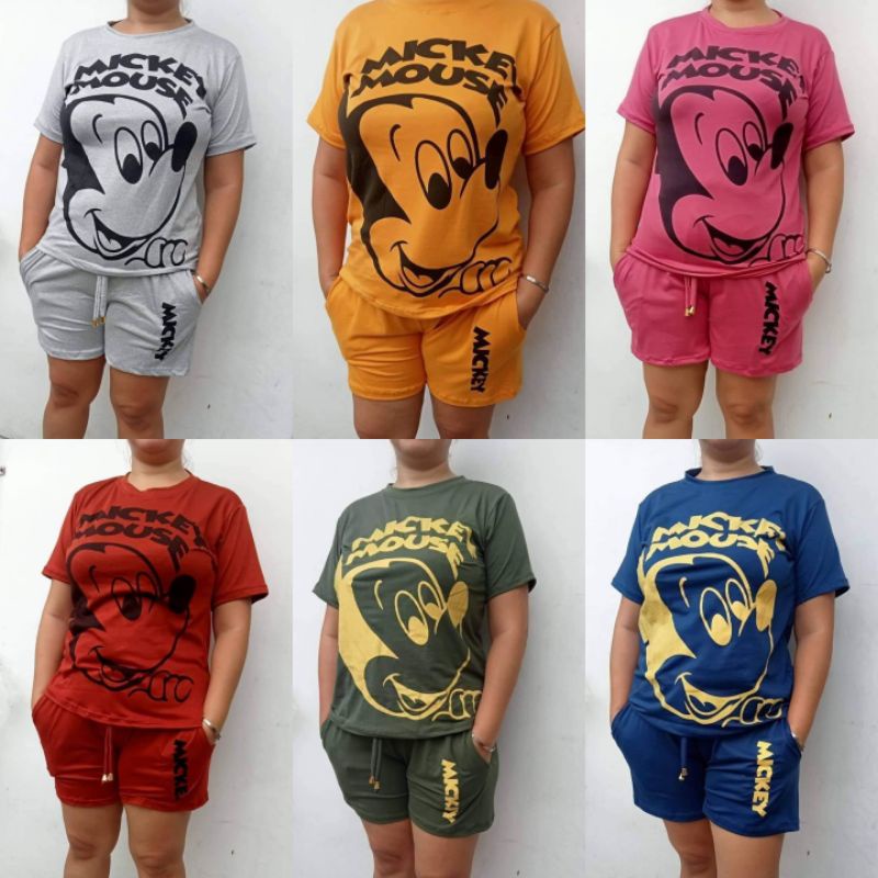 TERNO MICKEY SHORT (WITH 2 POCKET) | Shopee Philippines