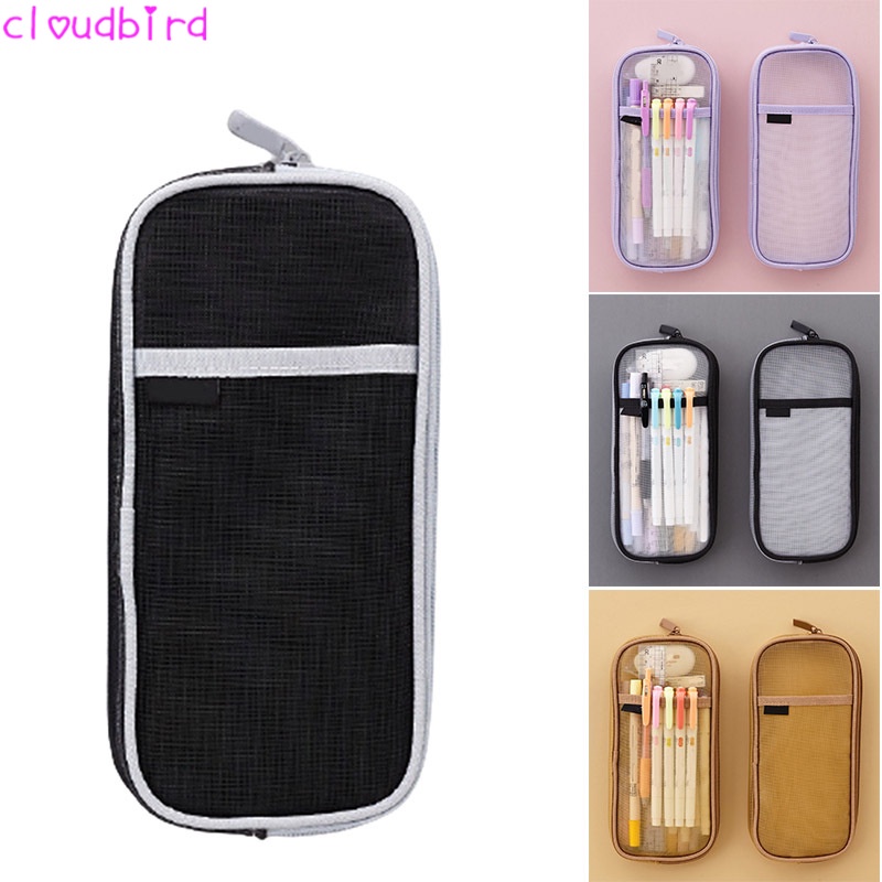 Transparent Pencil Case Multifunctional Stationery Bag Organizer ...