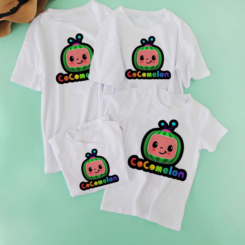 Cocomelon Kids and Adult T-shirt Family Cocomelon Tops Tees | Shopee ...