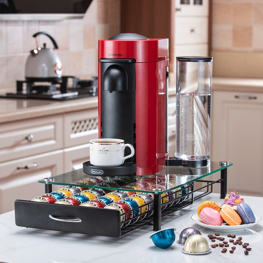 Nespresso Capsule Holder for VERTUO - Draw & Glass type / for 40 ...