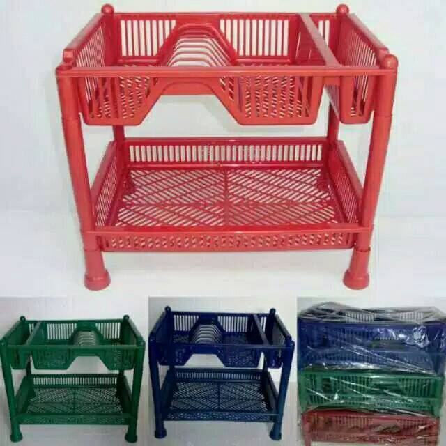 2 stacking plate rack / multi-purpose plate rack | Shopee Philippines