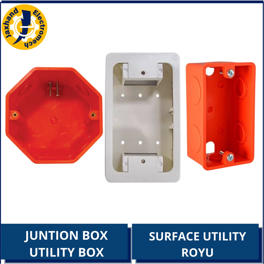 Royu Junction Box / Utility Box / Surface Utility Box with Screw ...