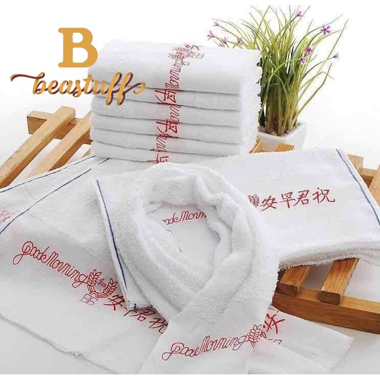Good Morning Hand Towel Thick Cotton 30x70cm 1 pc towel | Shopee ...