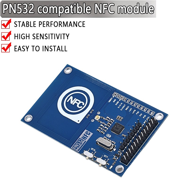 1356mhz Pn532 Precise Nfc Module For Arduino Compatible With Raspberry Pi Nfc Card Module To 