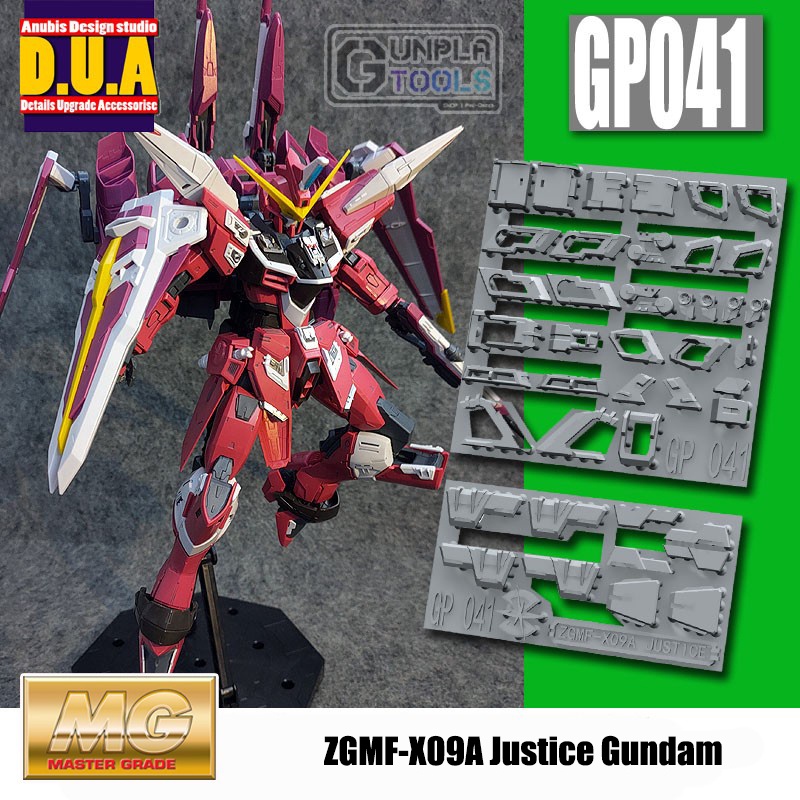 [Anubis Studio] GP-041 Detail Add-On For ZGMF-X09A Justice Gundam (MG 1 ...