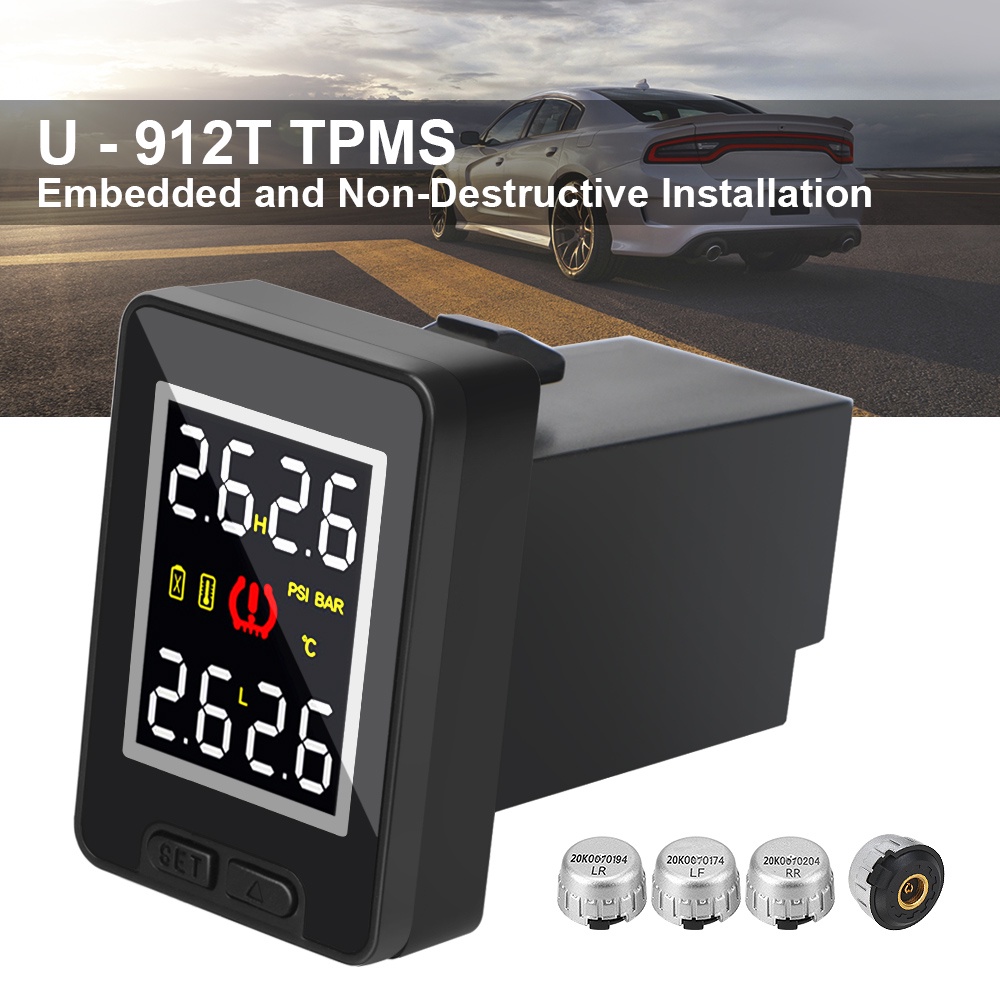For Toyota Temperature Real-time Monitoring Tire Pressure Monitor ...
