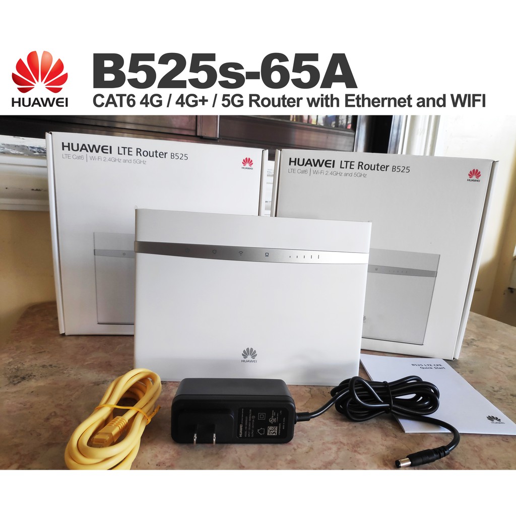 HUAWEI B525s-65A OPENLINE FULL-ADMIN Modem Router White Black Mamba ...
