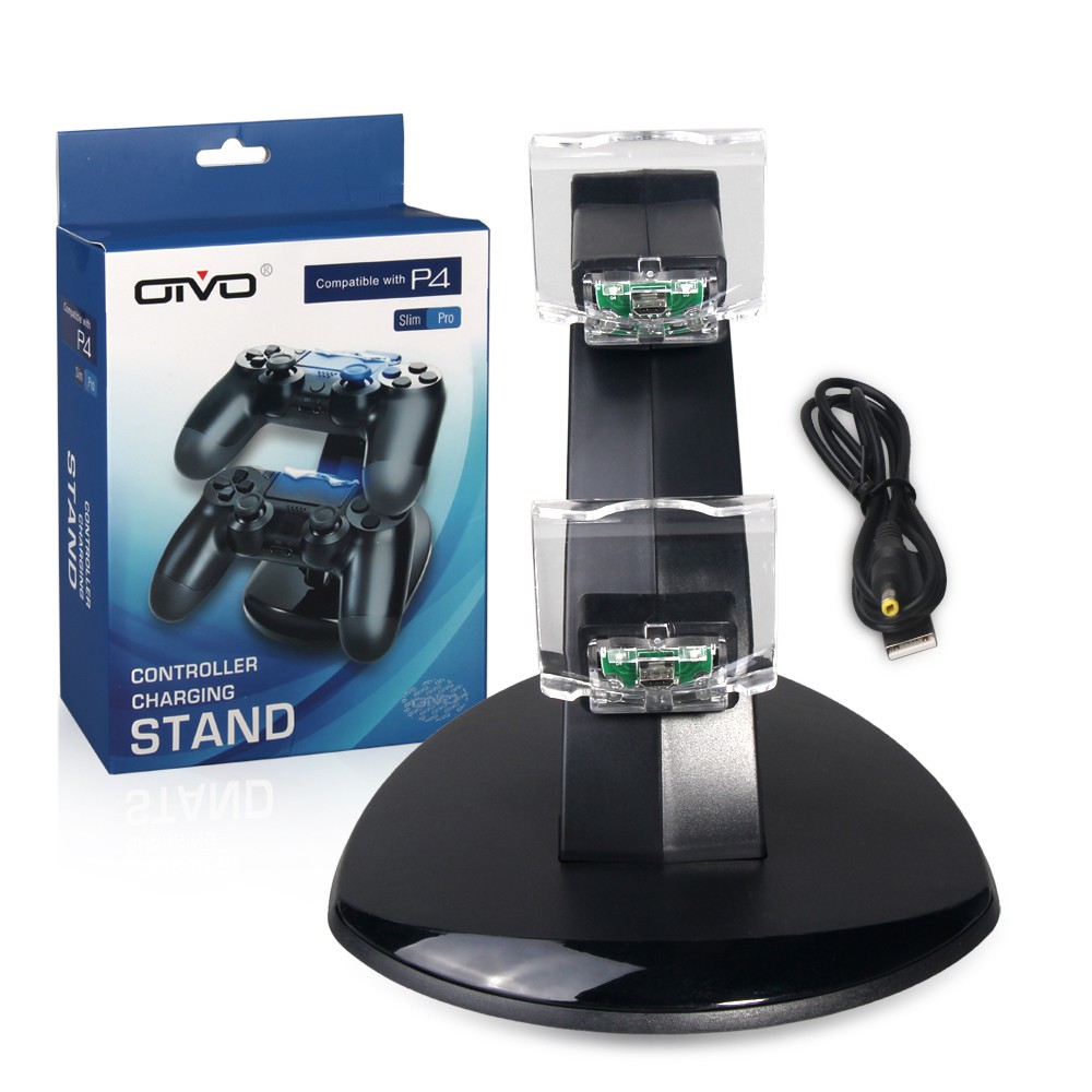 PS4 DS4 OTVO OIVO Controller Charging Stand Black IV-P4002S | Shopee ...
