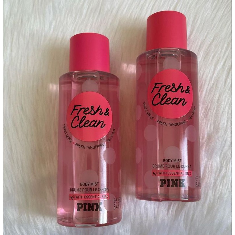 Victorias Secret Pink Fresh And Clean Sweet Apple Body Mist 250ml