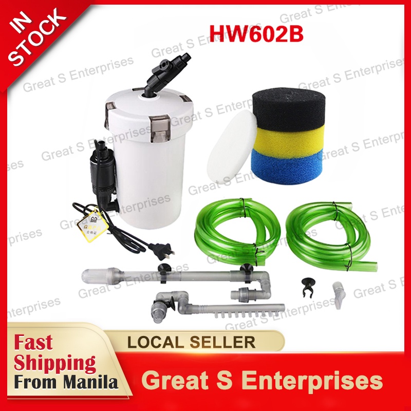 GSE Sunsun Aquarium Filter Ultra-quiet External Aquarium 3-stage ...