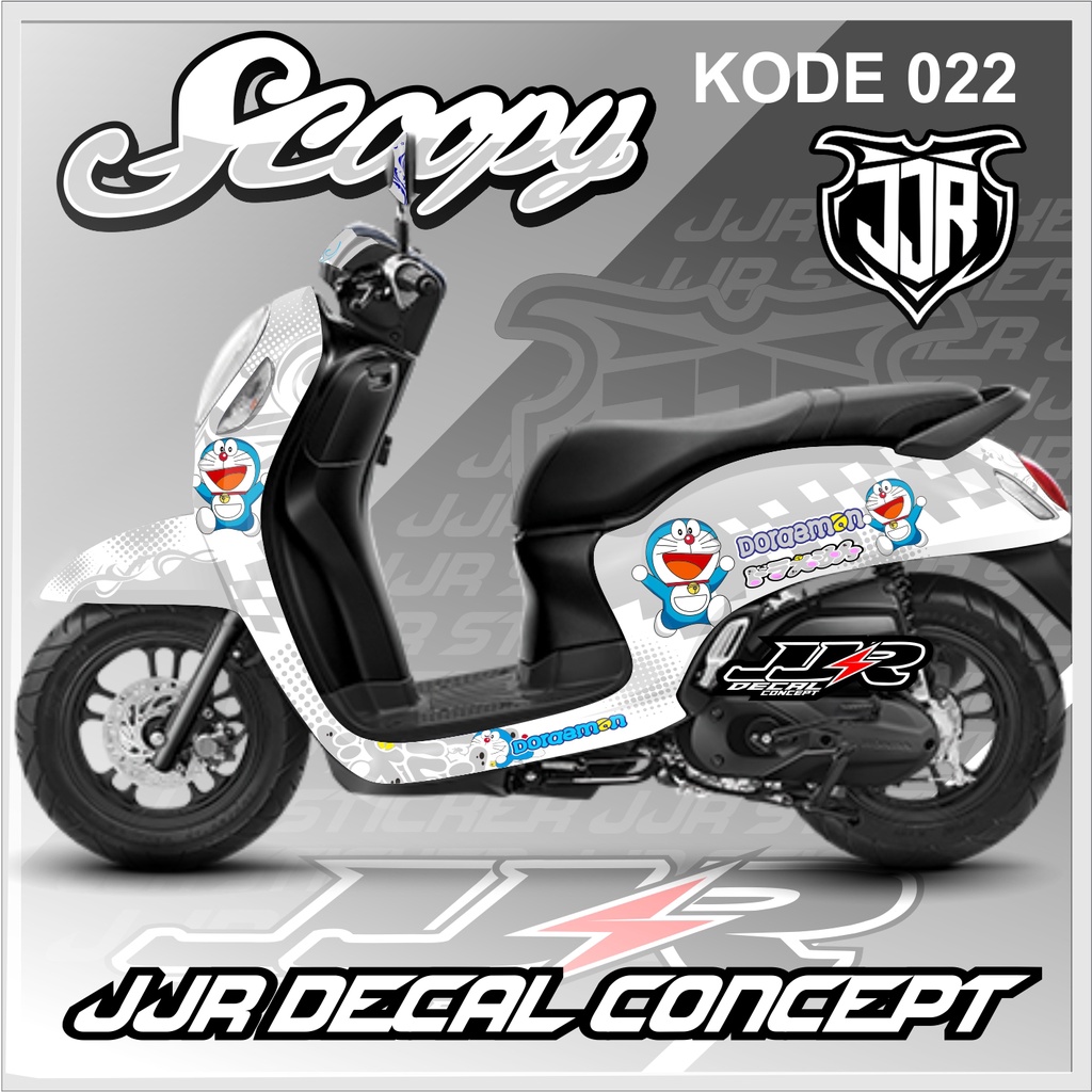 NEW HONDA SCOOPY DECAL STICKER 2020-2022 NEW BODY DECAL STICKER SCOPY ...
