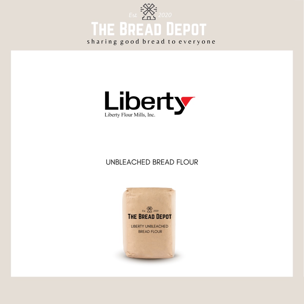 Liberty Locally milled Unbleached Bread Flour (5kg) | Shopee Philippines
