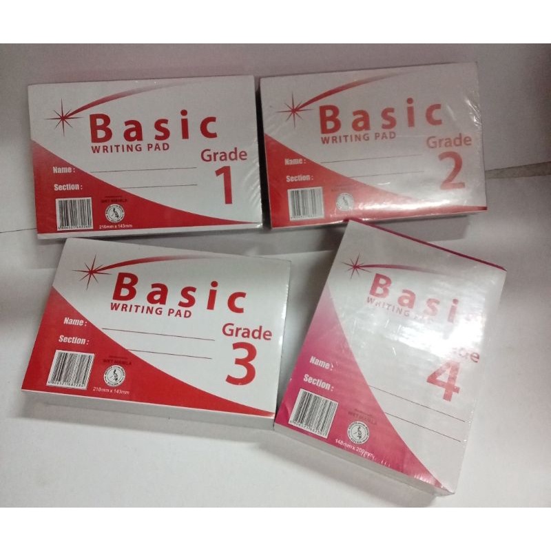 1 ream Pad paper random brand grade 1,2,3,4 (10 pads in 1 ream ...