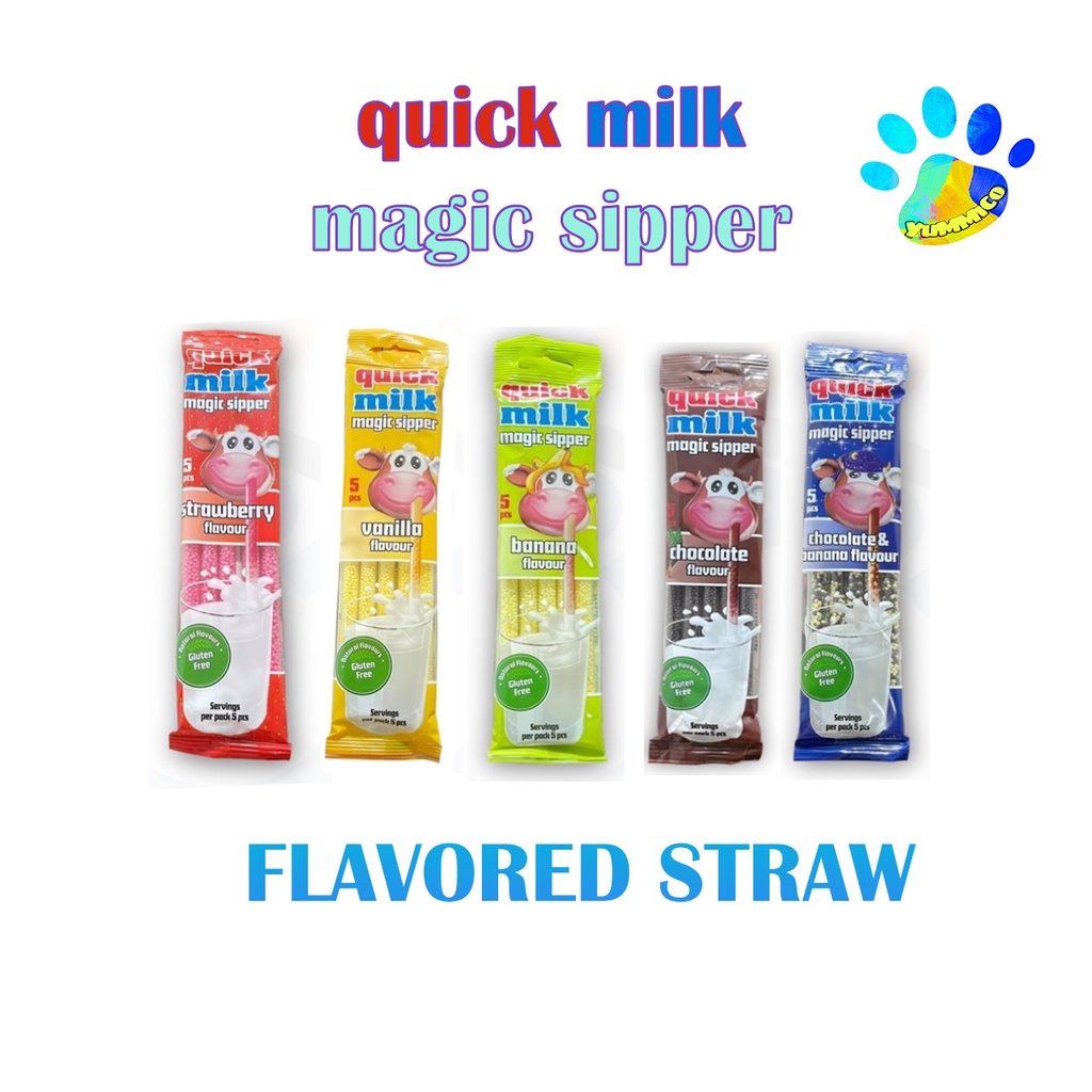 Flavored Straw for Kids | Quick Milk Magic Sipper | Magic Straw ...