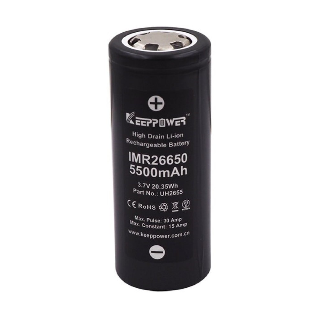 Keeppower Lithium Ion Batteries 18350 16340 16650 18650 14500 26650 ...