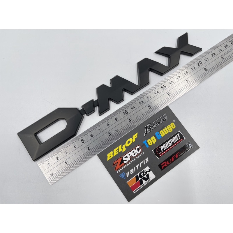 Isuzu DMAX D-MAX Wording Logo Emblem Letter Badge Matt Black Tulisan ...