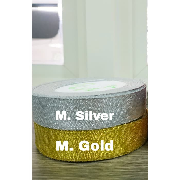 Metallic Ribbon 1/2" = 1.25 cm | Shopee Philippines