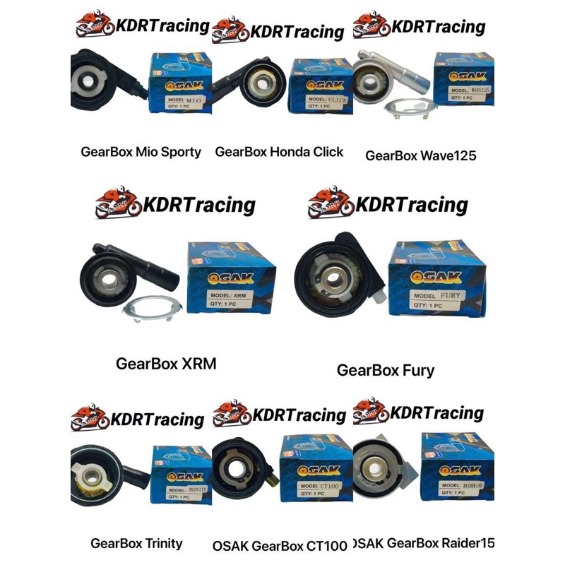 GEAR BOX For mio sporty honda click wave125 xrm fury trinity ct100 ...