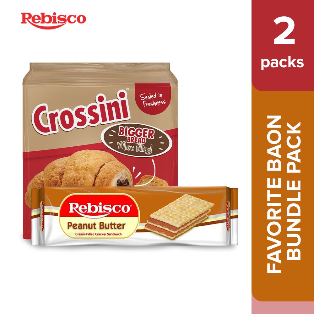 Favorite Baon Bundle Pack - Crossini Choco Hazelnut + Rebisco Peanut ...