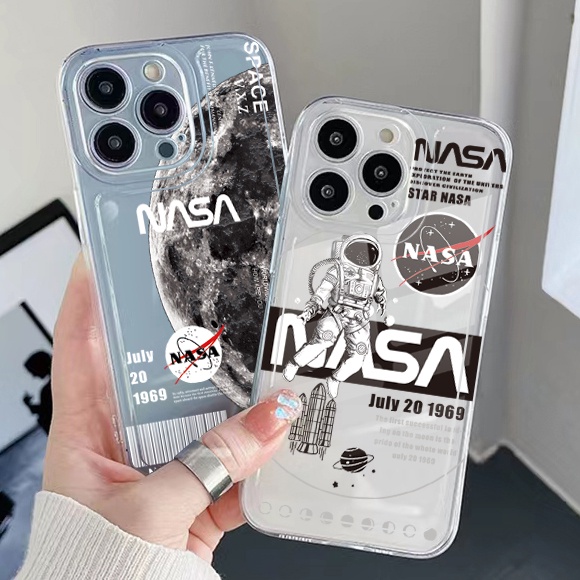 NASA Clear TPU Casing for OPPO A16 A15 A16E A16k A95 Reno6 Z 5G A92 A94 A52 A54 A72 A74 4G A53 ...