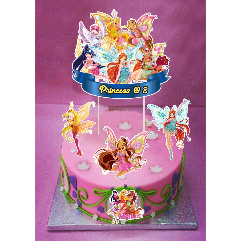 WINX CLUB THEME cake topper | Shopee Philippines