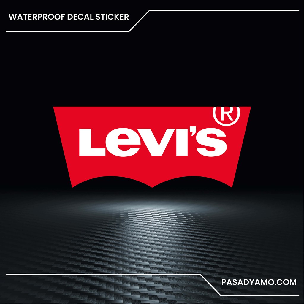 Levis Logo Decal Sticker for Cars Motorcycles Laptop Skateboard 6 ...